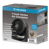 Pelonis 7" Vortex Portable Air Circulator with 100° Tilting Fan Head ...