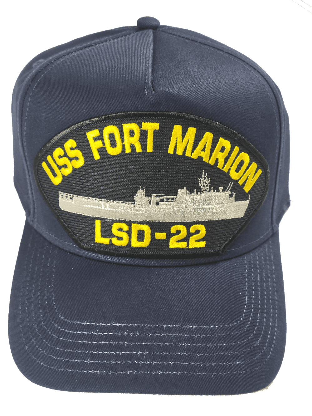USS Fort Marion LSD-22 Ship HAT - Navy Blue - Veteran Owned Business ...