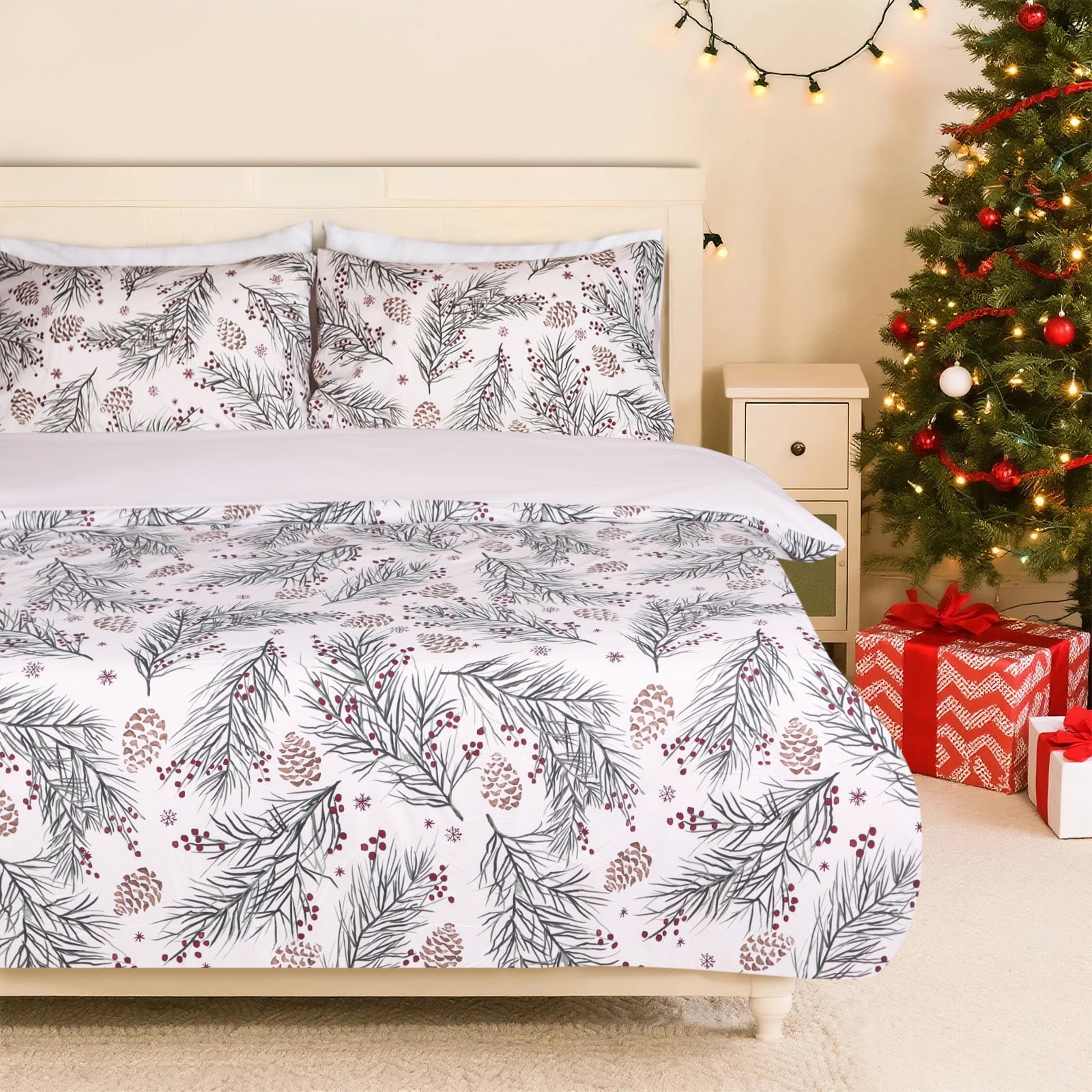 Click here for Gogreen Queen Christmas Duvet Cover  Soft & Breath... prices