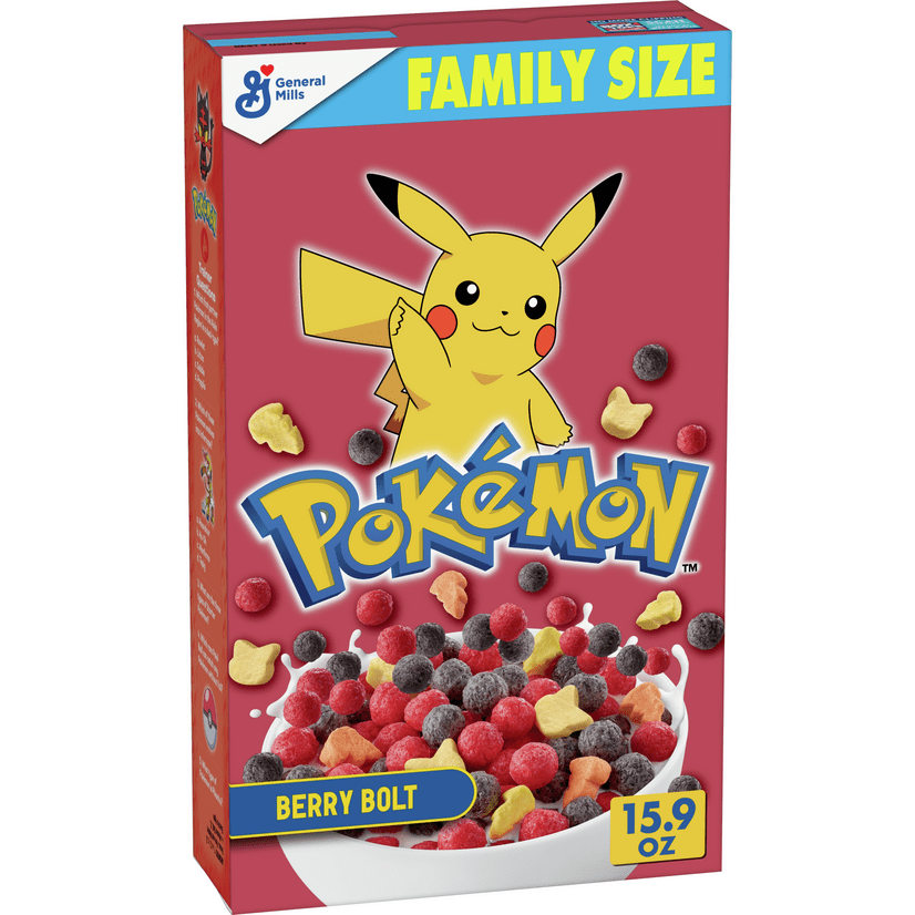 Pokémon Breakfast Cereal, Berry Bolt, 15.9 oz - Walmart.com