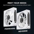 4PRO Prism 120mm ARGB PWM PC Case Fan 3-Pack White, Quiet High Airflow ...