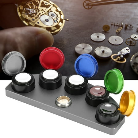 Aramox Watch Oiler Kit Alloy Five Holes Watch Oil Dishes Oil Cup Watch ...