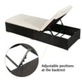 Ktaxon Outdoor Patio Furniture: Modern Wicker Chaise Lounge Chair, Sun ...