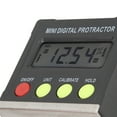 High Accuracy Digital Angle Finder Gauge, 4 Button Electronic Level & Inclinometer with LCD, 360 ...
