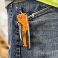 Klein Tools 44218 Cable Skinning Utility Knife w/Replaceable Blade ...