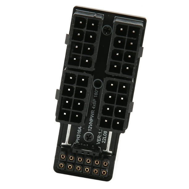 GPU Power Adapter Board, 180 Degrees 4x8P To 12VHPWR 12P Plus 4P ATX3.0 ...