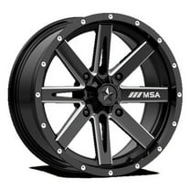 MSA Offroad Wheels Aluminum Rim M40 ROGUE 15X7in Satin Black Titanium ...