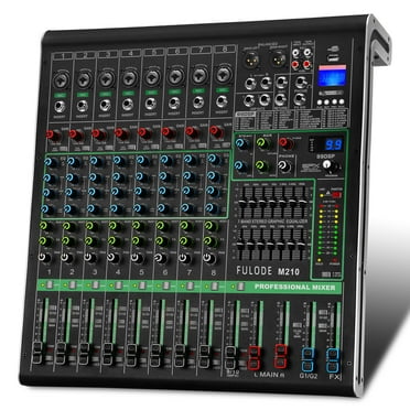 Pyle Professional Audio Mixer Sound Board Console Desk System Interface ...