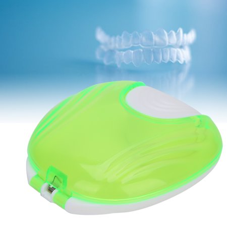 Denture Case, PP Material Small And Portable Orthodontic Retainer Box ...