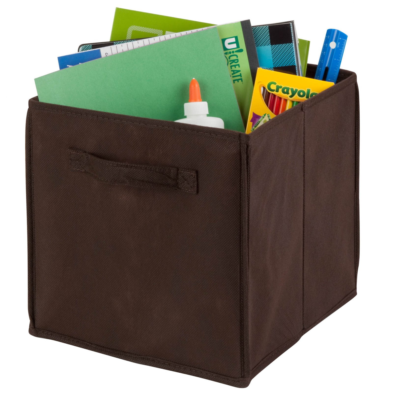 Honey-Can-Do Non-Woven Foldable Cubes, 11 7/16"H x 10 5/8"W x 10 5/8"D ...