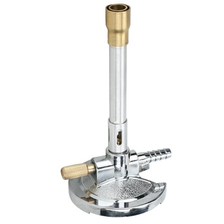 Lab Bunsen Burner with Flame Stabilizer and Gas Regulator, Threaded ...