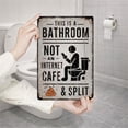 PLJFXXM Vintage Metal Tin Sign - This Is A Bathroom Not An Internet ...
