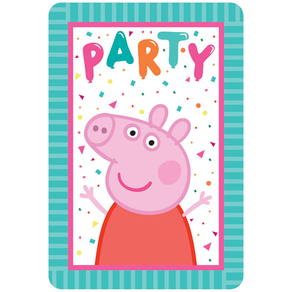 Confetti Peppa Pig Invitation Postcards (8) - Walmart.com