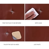 Lilvigor Self-Adhesive Leather Repair Patch, Waterproof, Furniture ...