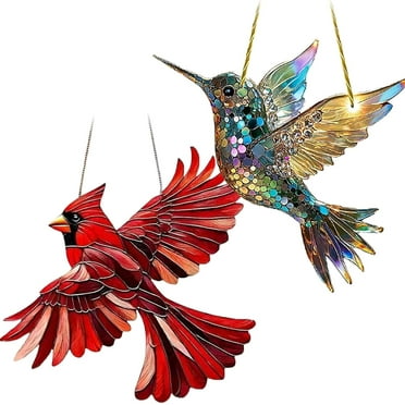 Hummingbird Suncatchers for Windows Hanging, Bird Sun Catchers Indoor ...