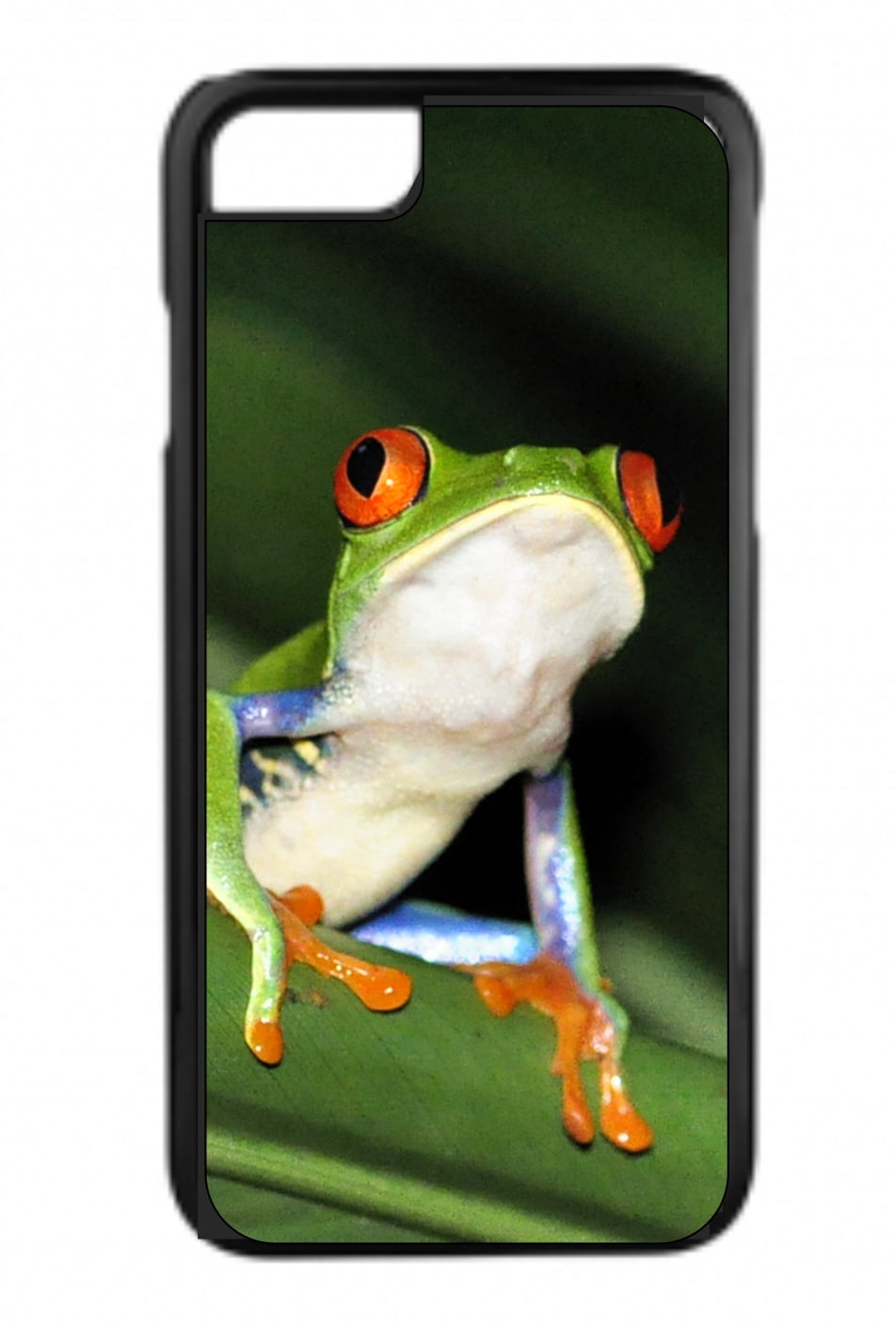 Tree Frog Design Black Plastic Phone Case That Is Compatible with the ...