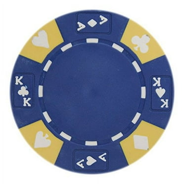 Crown Casino 500 Piece 13.5g Clay Poker Chips Set with Colored Chips ...