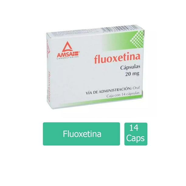 Fluoxetina 20 mg Caja Con 14 Cápsulas Amsa Laboratorios SOLUCION | Bodega Aurrera en línea