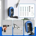 Wall Mount & Magnetic Key Lock Box with 4-Digit Combination Code - Blue ...