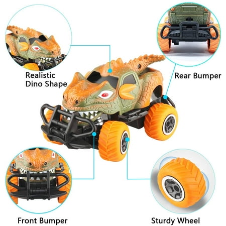Kids Dinosaur Remote Control Car,Dino Jurassic Park Trucks RC Race Cars ...