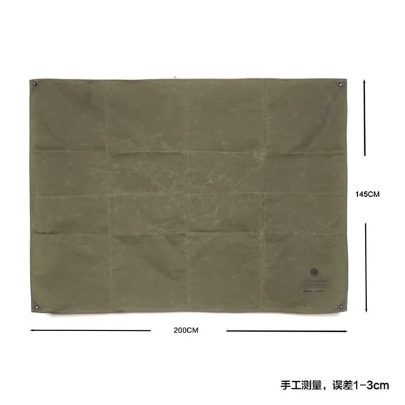 Bushcraft Waxed Canvas Camping Ground Sheet Waterproof Durable Picnic ...