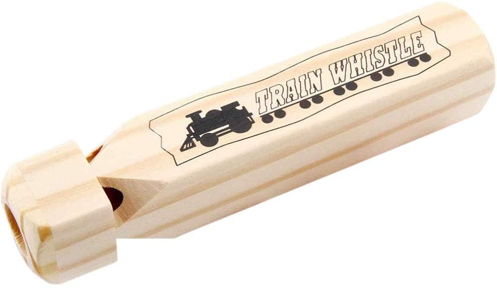 WEIS 1 Pcs Solid Wood Train Whistle 4 Tones Wooden Whistle The Train ...