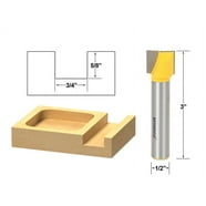 Straight Router Bit - 1/2" Dia. X 2" Length - 1/2" Shank - Yonico 14150 ...