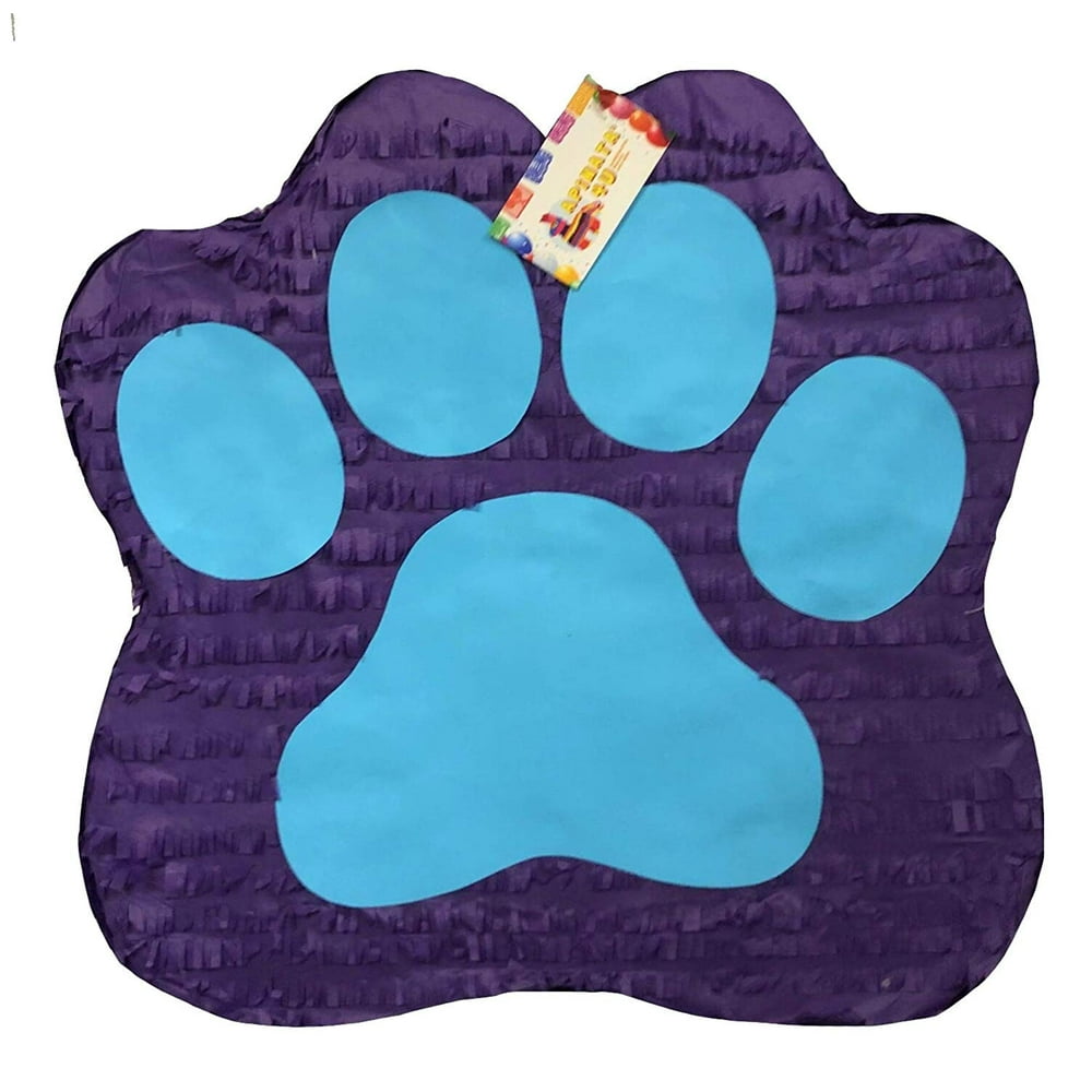 APINATA4U Purple & Blue Puppy Paw Pinata 19" Tall - Walmart.com ...