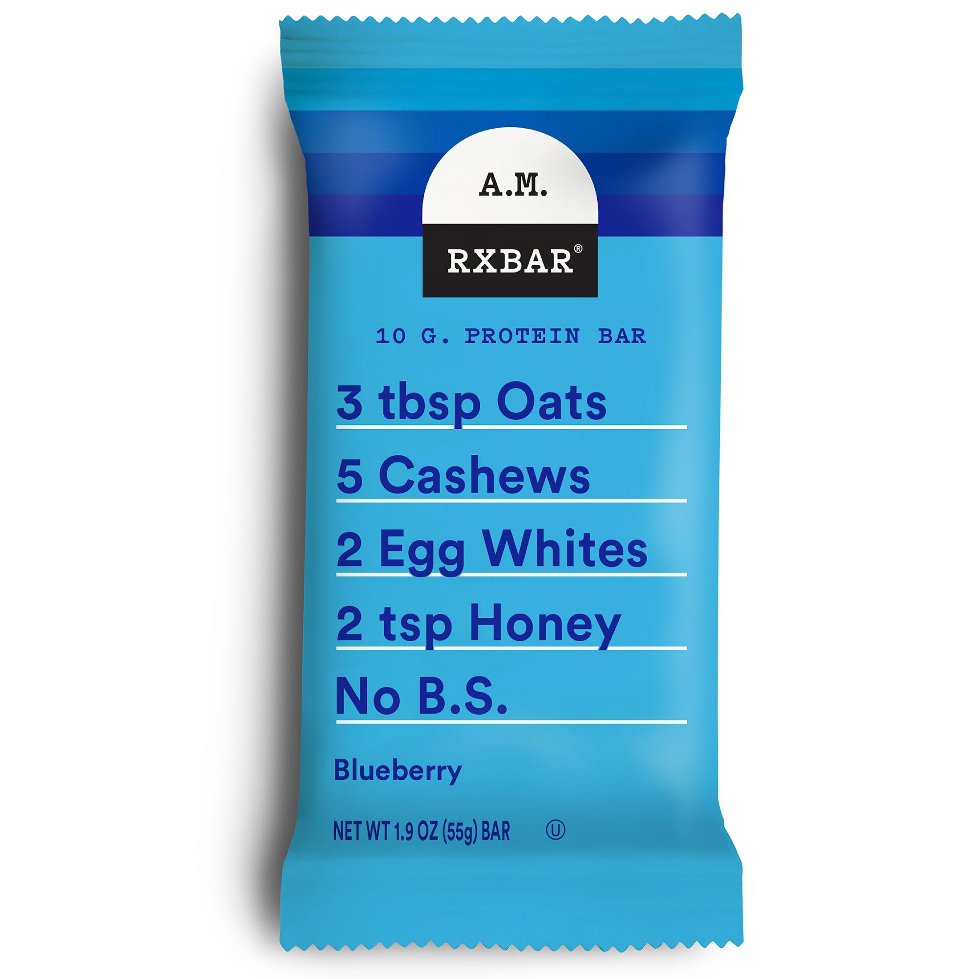 RXBAR A.M. Protein Bars, Blueberry, 7.7 oz, 4 Count