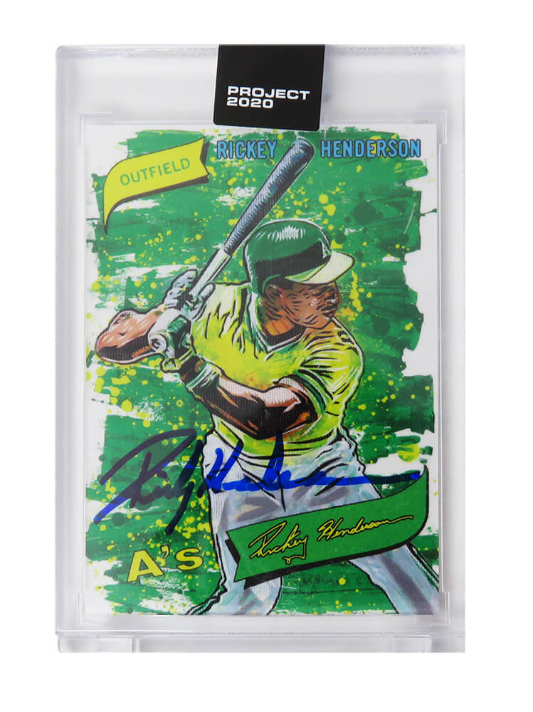 Rickey Henderson Signed Topps Project 2020 Card #57 (Blake Jamieson ...