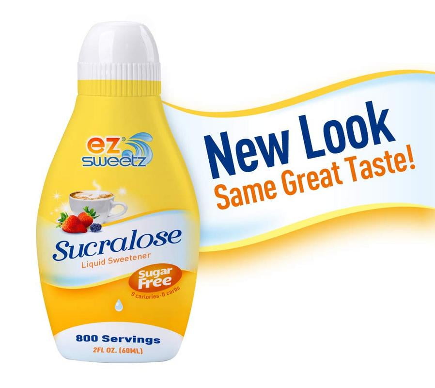 EZ-Sweetz (2.0oz - Liquid Sweetener 800 Servings/Bottle) (New Packaging ...