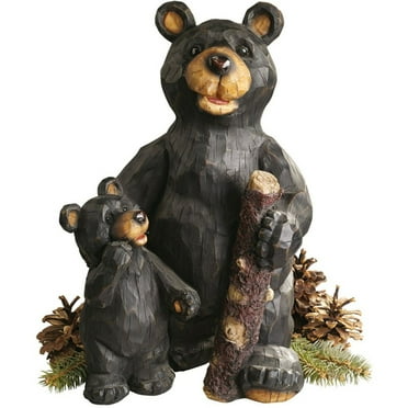 Design Toscano Walking and Standing Black Bear Statues: Set of Two ...
