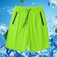 XIAOCHA Zip-Pocket Drawstring Shorts for Men Breathable Athletic ...
