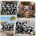 2 Pack Outdoor Waterproof Throw Pillow Covers,Farm Cow Texture ...