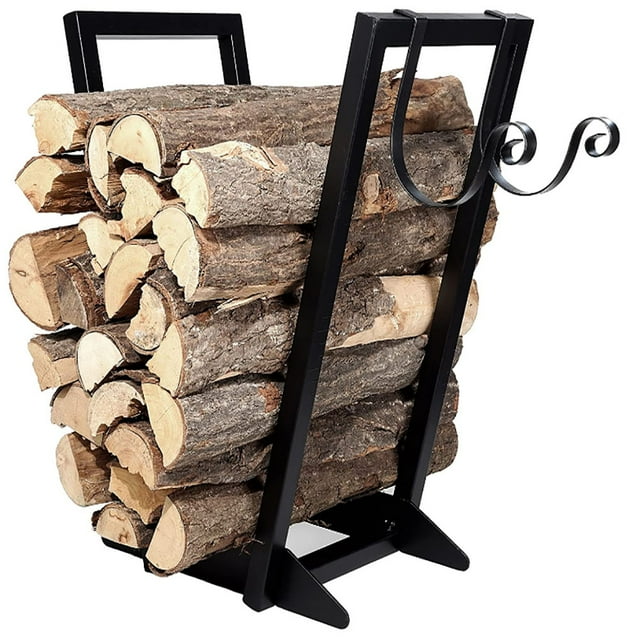 Firewood Rack Indoor Outdoor Decorative Fireplace Wood Holder ...