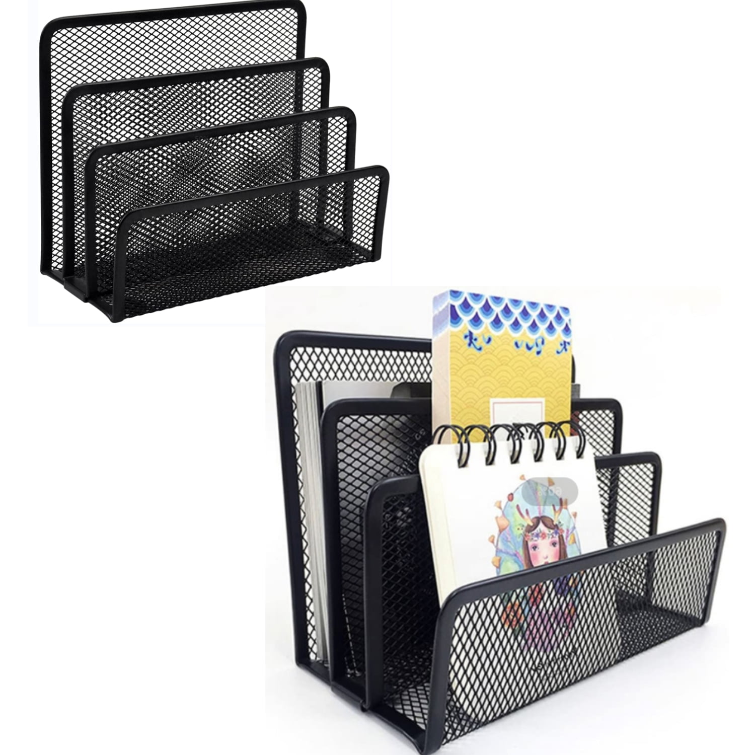Torubia 2 Pack Desk Mail Organizer File Organizer and Practical Letter ...