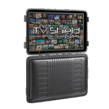 Storm Shell Black Outdoor TV Hard Cover, Weatherproof Protection for up ...