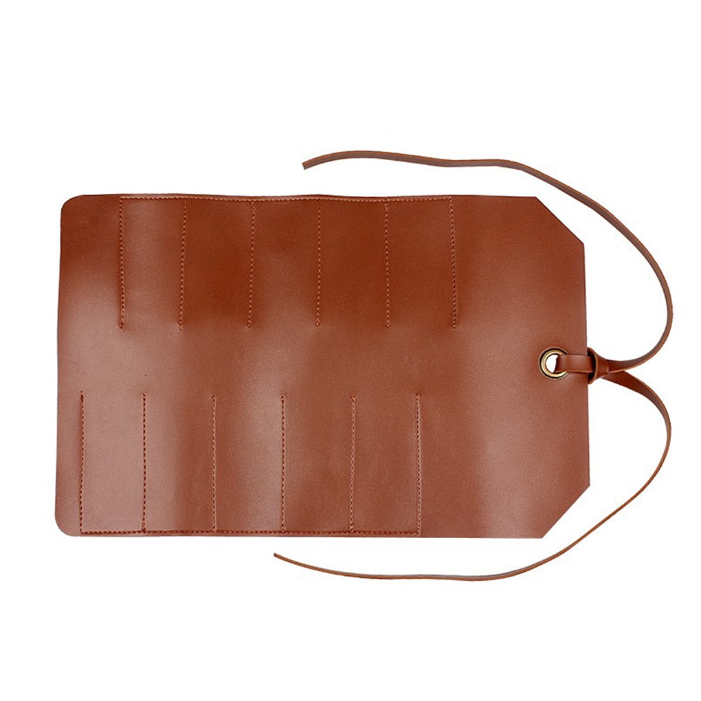 Tssuoun Tool Bag Roll Up Leather Wrench Pouch Foldable Portable Plier ...