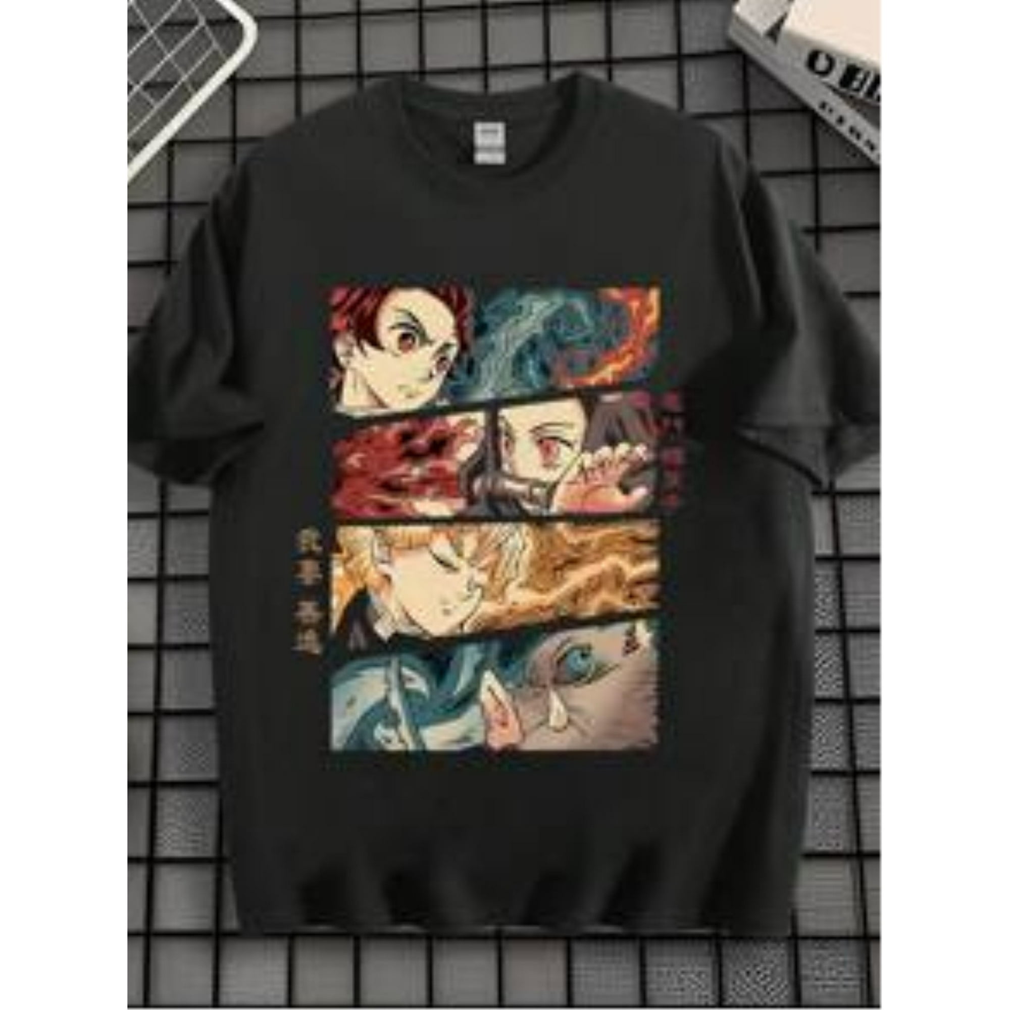 Click here for Generic Demon Slayer Anime Print T-Shirt Suitable... prices
