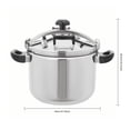 40L/42.27Qt Stainless Steel Pressure Cooker, 60Kpa High Pressure Pot ...