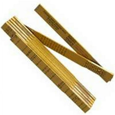 Lufkin X48N 8-Foot by 5/8-Inch Wood Rule Red End with 6-Inch Slide Rule ...