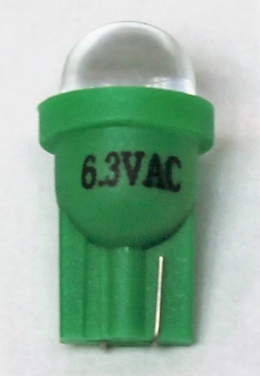 Pinball replacement bulb LED 6.3 volt AC, 555 clear wedge base T10 Cool ...