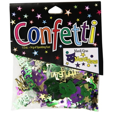 Metallic Foil Party Confetti, Multicolor, 10 oz - Walmart.com