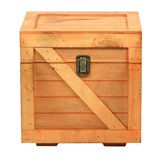 Stackable Wooden Cargo Crate Style Storage Chest - Walmart.com