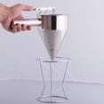 Joernso 600ml/1200ml Kitchen Funnel Large Capacity Detachable Cone ...