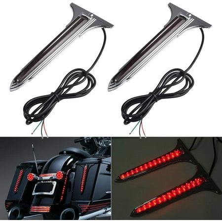 Motorcycle LED side box light 1 Pair Left and Right Motorcycle Trunk ...