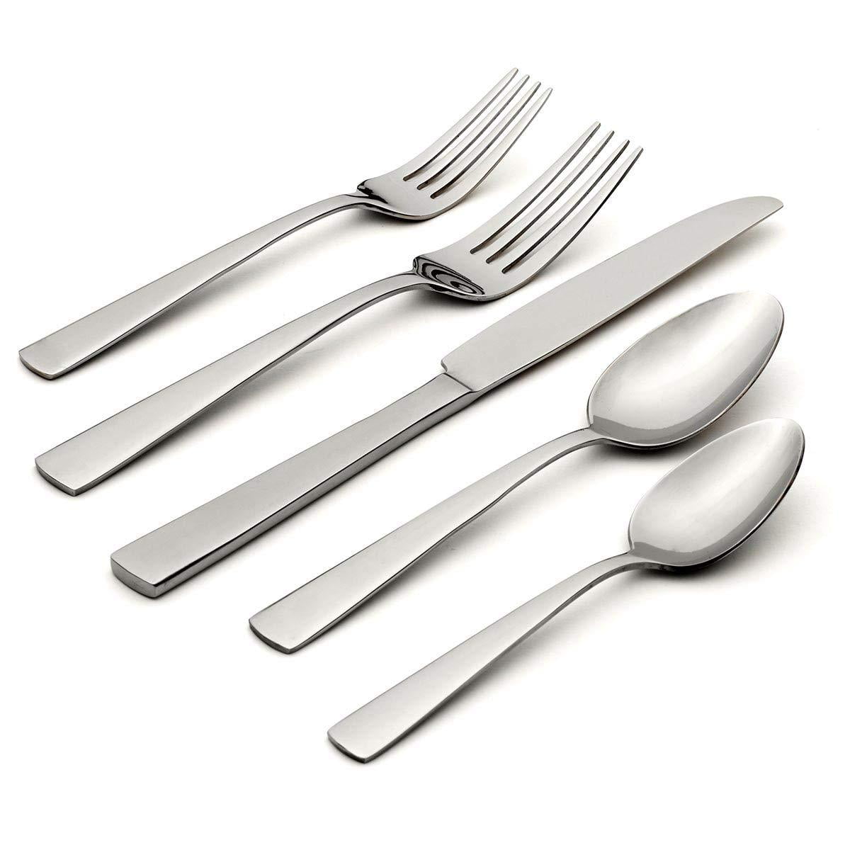 Oneida Satin Nocha 20 Piece Everyday Flatware, Service for 4, 18/0 ...