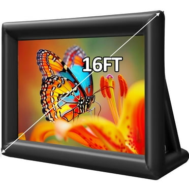 21 Feet Inflatable Outdoor Projector Movie Screen - Package with Rope ...