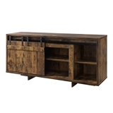 ACME Bellarosa TV Stand (Same LV01441), Rustic Oak - Walmart.com