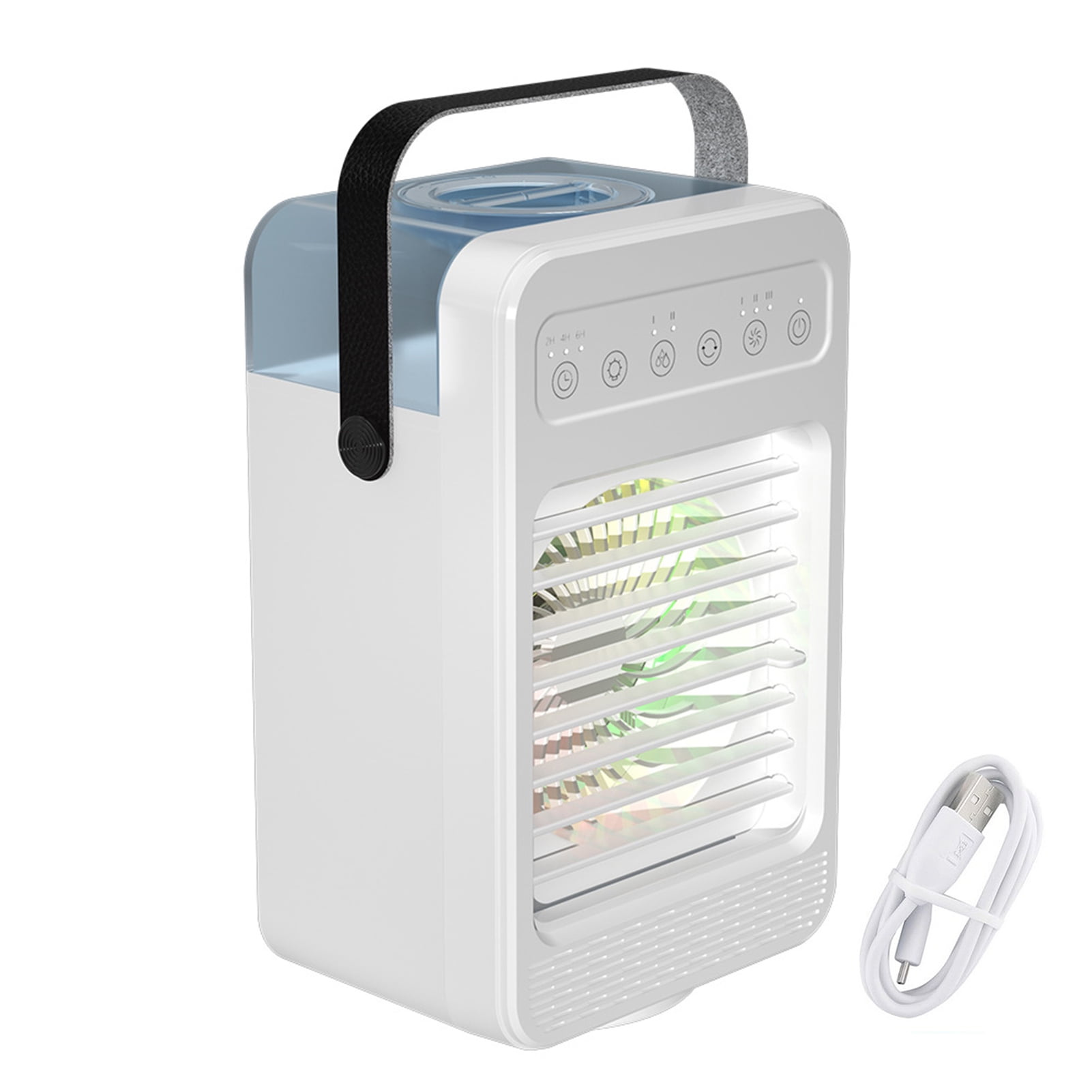 SSBSM Portable Air Conditioner Fan with 600ml Water Tank, Low Noise ...